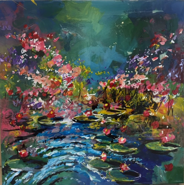 Flower Painting Art on Canvas | Penley Art Co