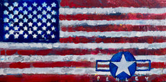 American Flag with US Air Force Roundel – Penley Art Co