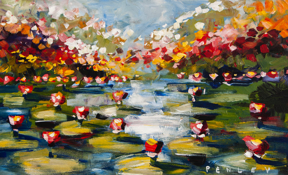 Flower Painting Art on Canvas | Penley Art Co