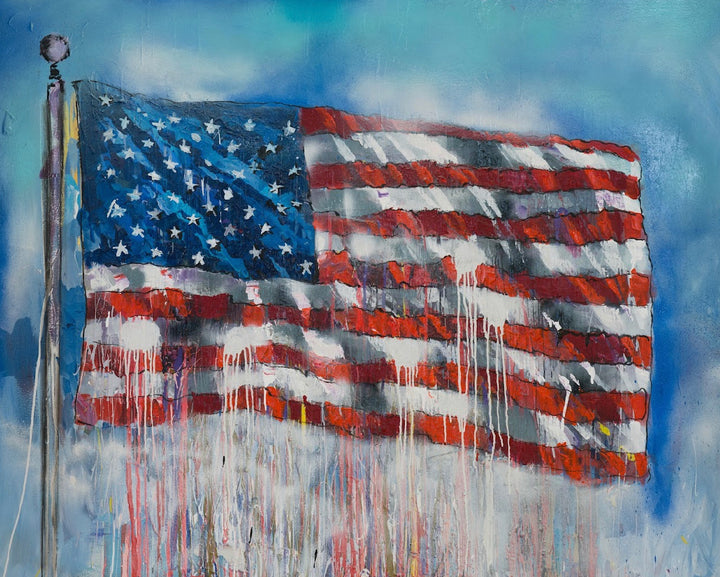 American Flag Art: American Flag Paintings for Sale | Penley Art