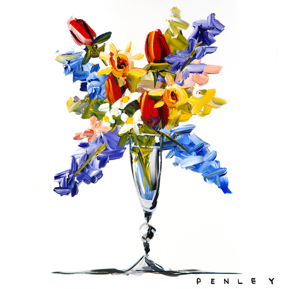 Flower Painting Art on Canvas | Penley Art Co