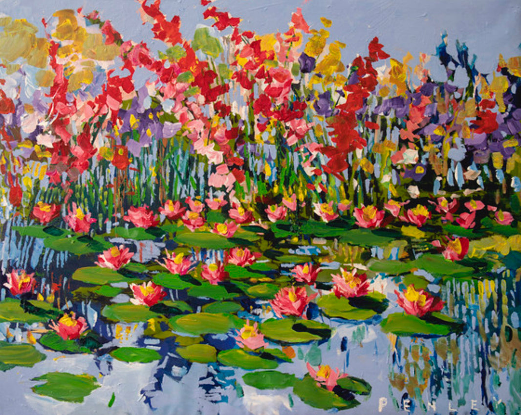 Flower Painting Art on Canvas | Penley Art Co